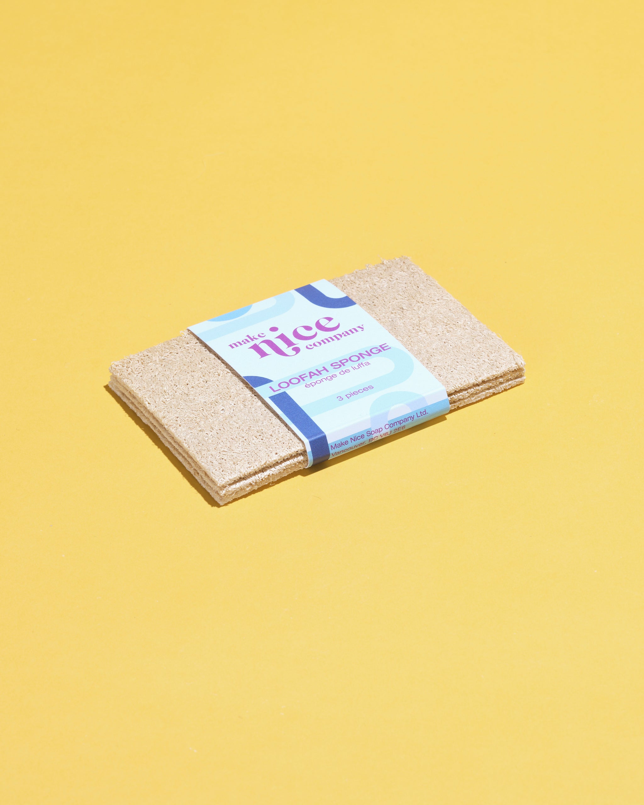 100% compostable Dish Loofah 3-Pack - Make Nice Company